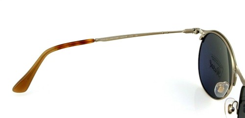 RARE Genuine PERSOL Blue Glass Lens Metal Aviator Sunglasses PO 7649-S ...