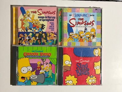 The Simpsons soundtrack CD Lot plus CD ROM Cartoon Studio! | eBay