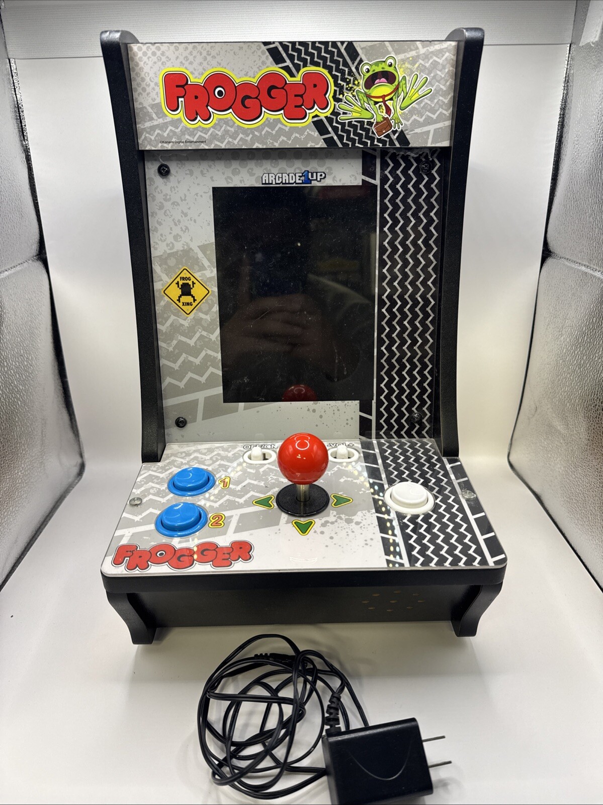 Arcade 1 Up Frogger Tabletop Counter-Cade Arcade Machine w/ Power Cord ...