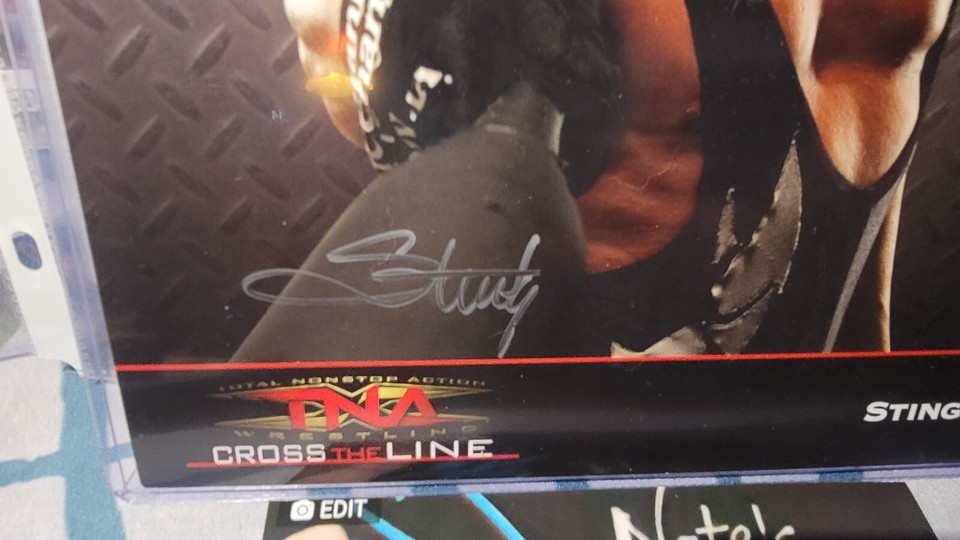 Sting WWF WWE WCW authentic hand signed 8x10 Original Promo photo | eBay