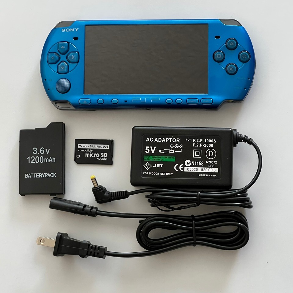Sony PSP 3000 PSP 1000 System Bundle w/ 64gb & QUALITY Battery ...
