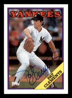 1988 Topps Baseball #484 Pat Clements Signed Autograph (No COA) *e1 | eBay