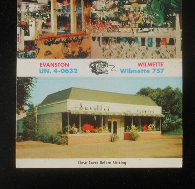 1950s BULLDOZED? Saville's Flower Shop 317 Ridge Road Evanston Wilmette ...