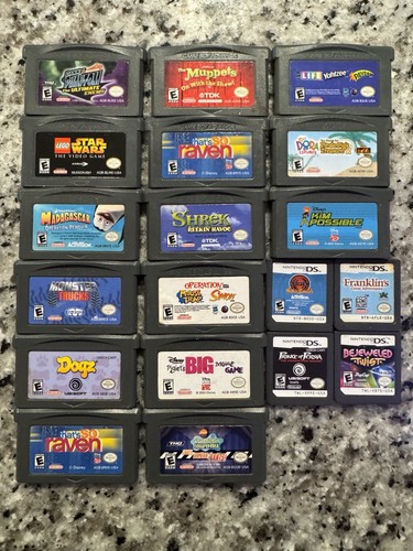 GBA/DS Games Lot Tested Working Game boy Advanced Nintendo DS Bulk | eBay