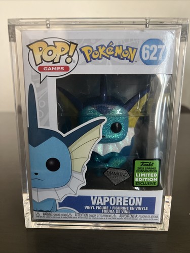 Funko Pop! Pokémon 627 Vaporeon Diamond W/ Premium Hardstack | eBay
