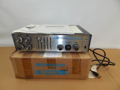Boxed Bogen CT60 CT-60 Acousta Master Acoustic Equalizer 4 Channel Amp ...