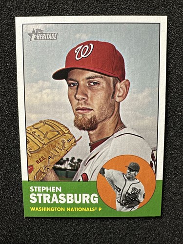 STEPHEN STRASBURG #291 2012 Topps Heritage Baseball QTY Washington ...