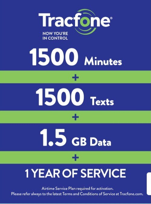 Tracfone Samsung Galaxy A15 5G 128GB + 1 Year Plan 1500/1500/1500 Talk ...