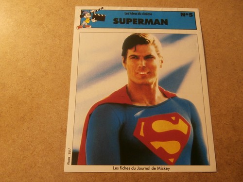 CHRISTOPHER REEVE, SUPERMAN - RARE VINTAGE 90s ROOKIE CARD, COLLECTOR ...