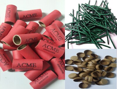 Pyro Tube Supplies Stamped ACME M80 9/16 x 1-1/2 with kraft plugs 25ct ...