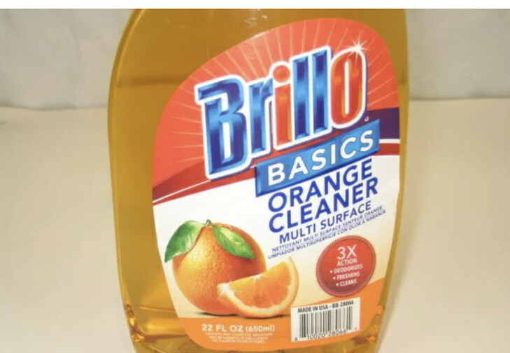 Spray Cleaner Brillo Basics Orange Multi Surface Pack of 2 22 oz - 44oz ...