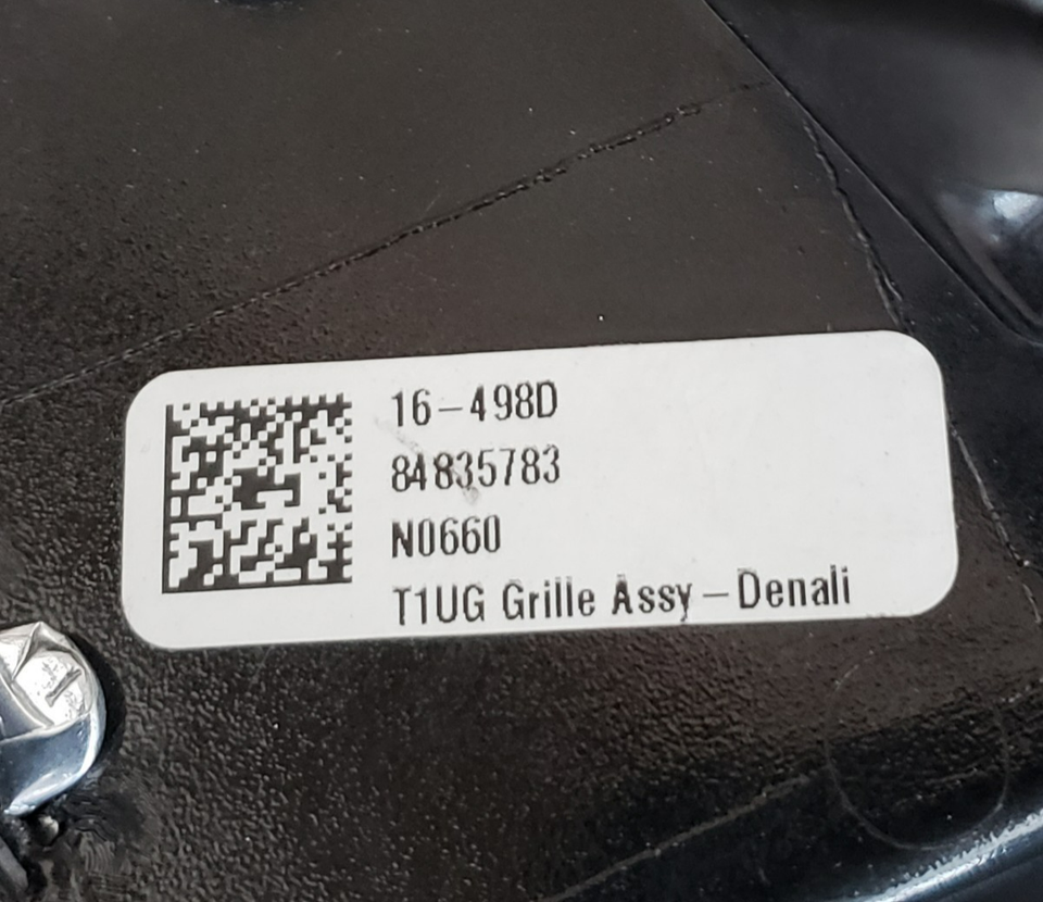 2021 2022 2023 GMC YUKON DENALI FRONT BUMPER GRILLE OEM 84835783 | eBay