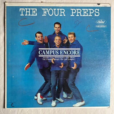 THE FOUR PREPS Campus Encore 1962 Vinyl LP Capitol T-1647 - VG | eBay