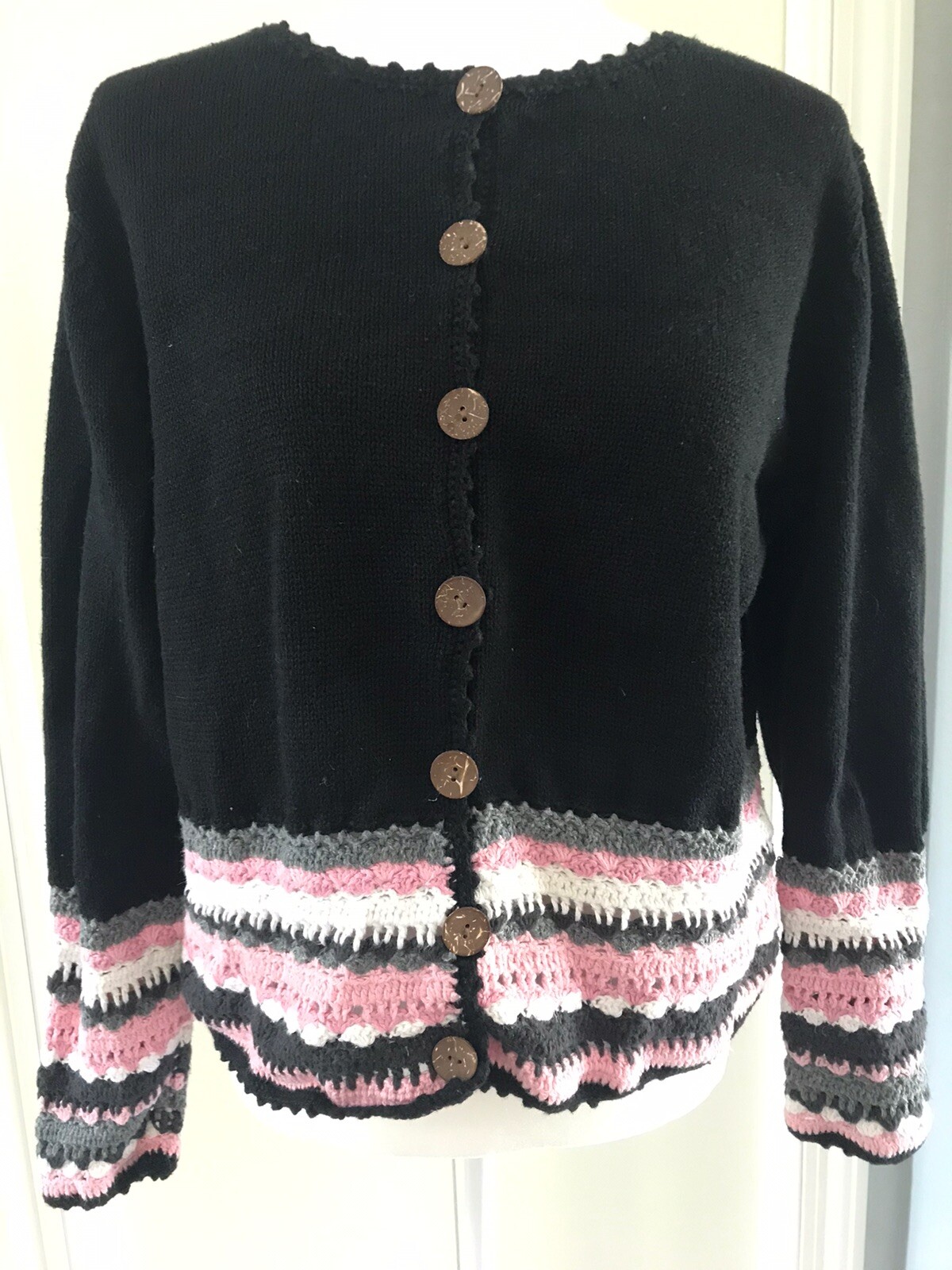 CHRISTOPHER & BANKS Women Hand Embroidered Ramie/Cott… - Gem