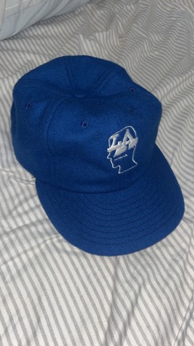 Brain Dead Wool Flannel LA Logo Hat Blue | eBay