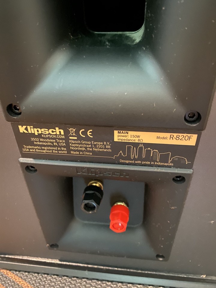 Klipsch R-820F Floor-Standing Tower Speaker(single) - Excellent ...