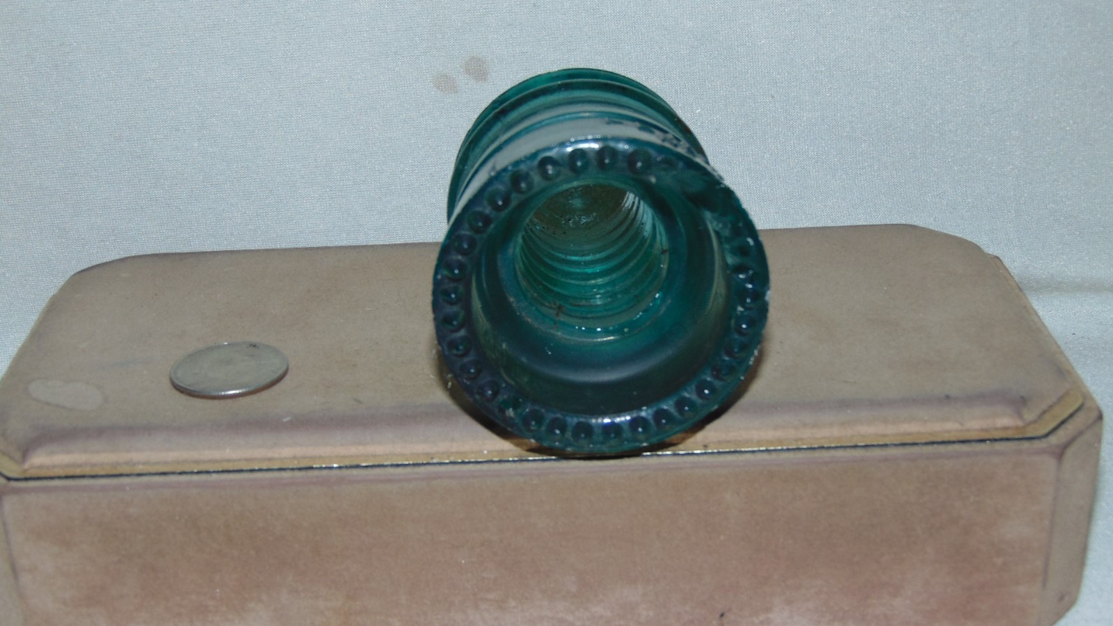 VINTAGE HEMINGRAY NO.12 BLUE GLASS INSULATOR PATENT MAY 2 1893 | eBay