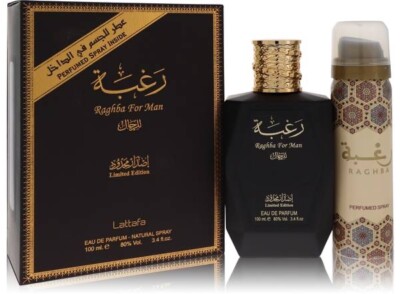 Raghba For Man EDP Spray 100Ml (3.4 Fl.OZ)+Free Deodorant Spray By ...