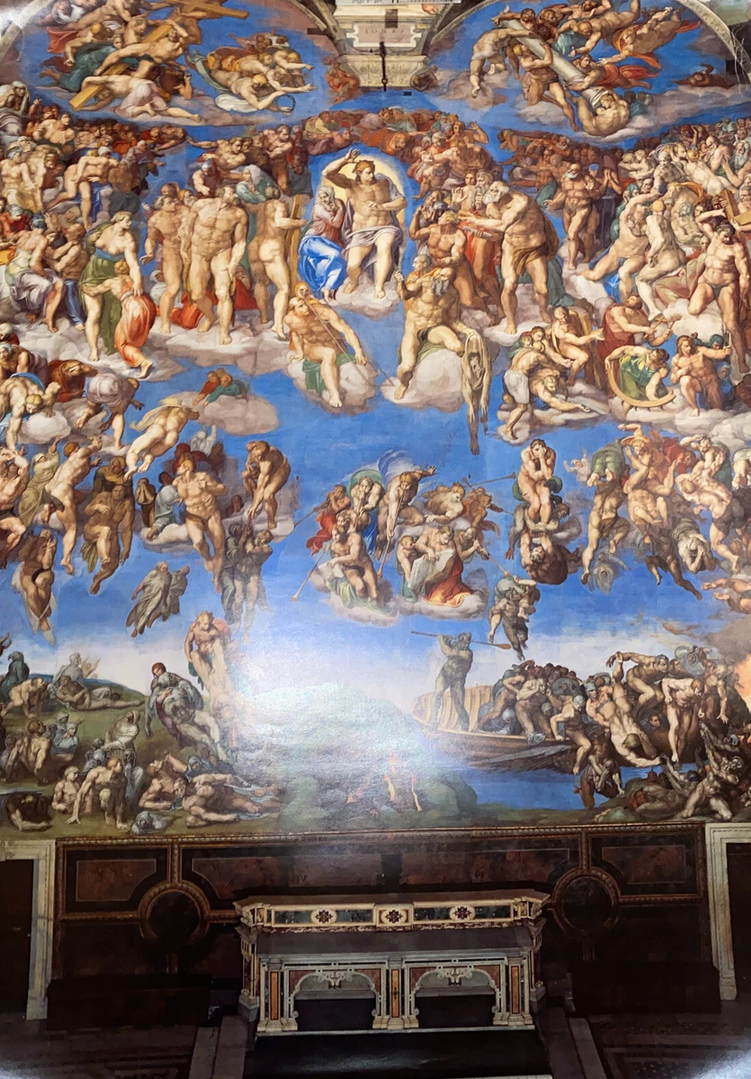 Michelangelo Sistine Chapel Last Judgement