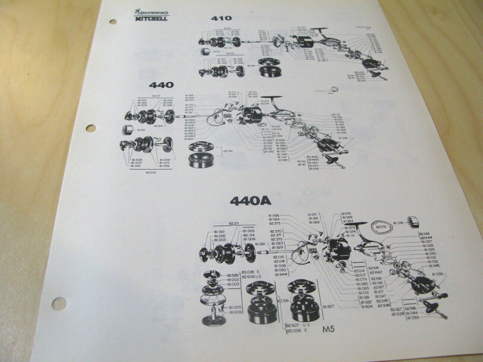 Garcia Mitchell 204 6 8 300 306 308 320 24 + reel schematic lot of 4 ...