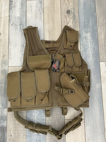 Red Rock Quick Draw Tactical Vest - khaki XL | eBay