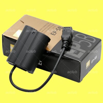 Nikon EP-5B Power Connector for D7500 D850 D810 D800 D750 D610 D500 Z5 ...