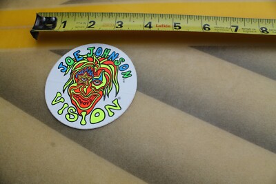 VISION Skateboards Neon 80's Joe Johnson Cartoon Vintage Skateboarding ...