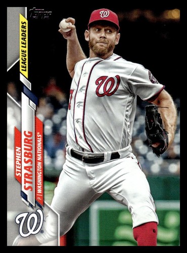 Stephen Strasburg 2020 Topps #181 Washington Nationals Baseball Card | eBay