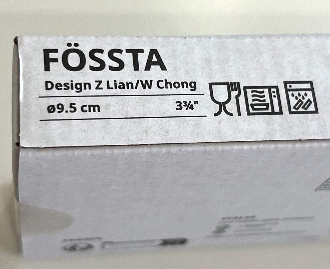 IKEA FÖSSTA FOSSTA Set of 2 Sauce Dishes 3 3/4", Stoneware gray/green ...