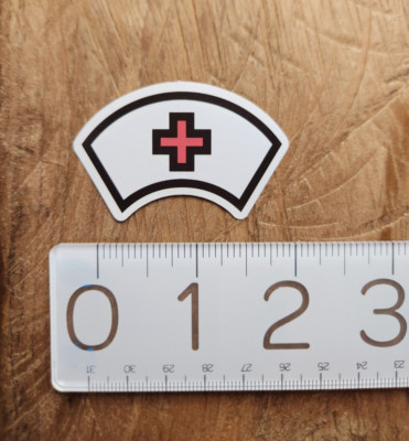 NURSING STICKER Nursing Decal Nurse Sticker Nurses Hospitals Doctors ...