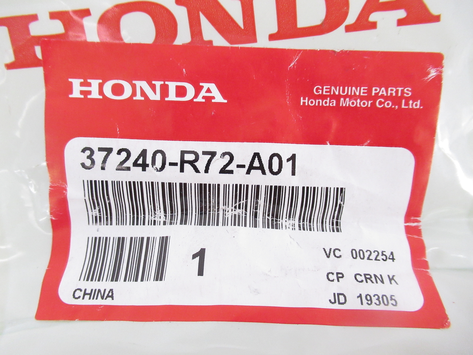 Genuine OEM Honda Acura 37240-R72-A01 Oil Pressure Sending Unit Switch ...