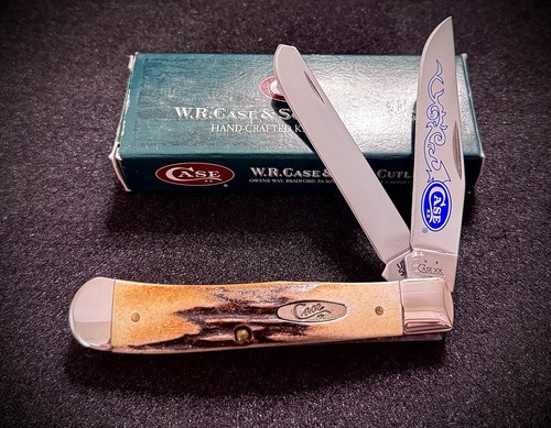 Case XX Blue Scroll Stag | eBay