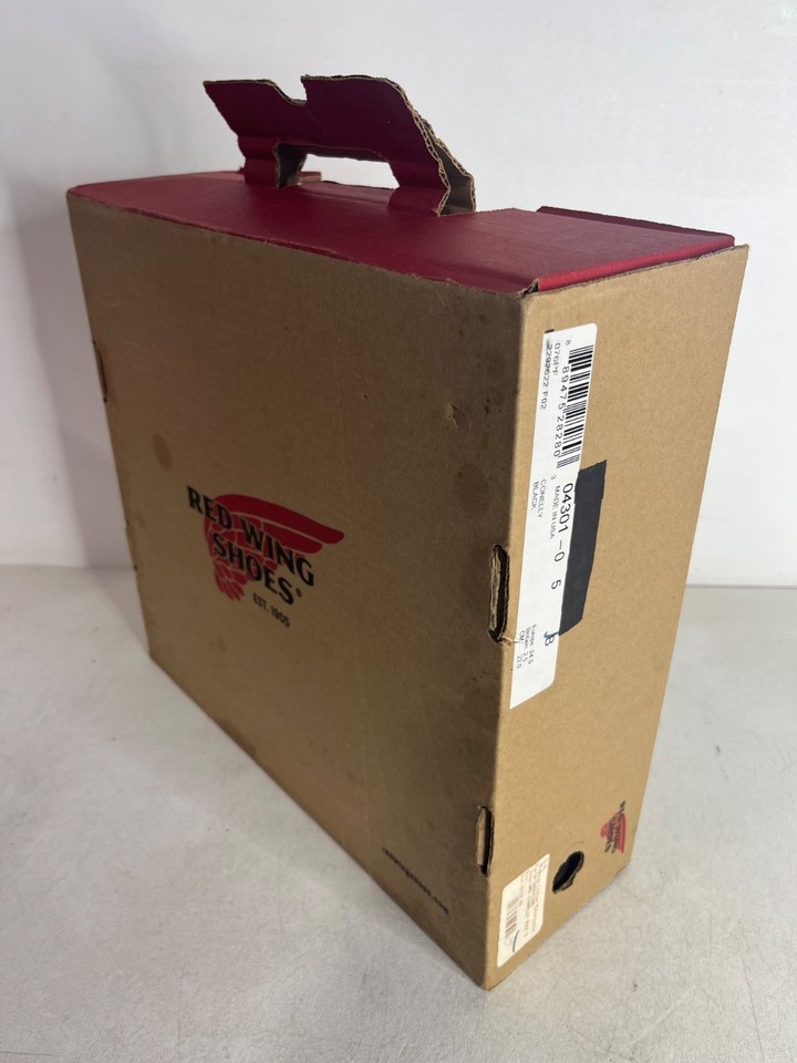 Red Wing Shoes Indian Motorcycle Connelly Black Engineer Boots US 5B ...