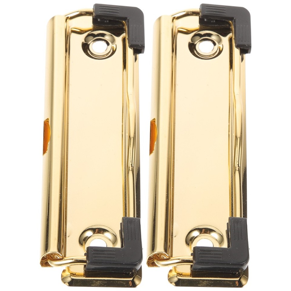 2 Pcs Clip Board Clips Clipboard Mountable Clipfolder Stainless Steel ...
