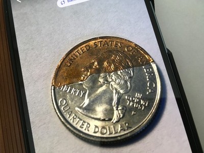 2004 wisconsin quarter with laminations issues. RARE. Mint error. | eBay