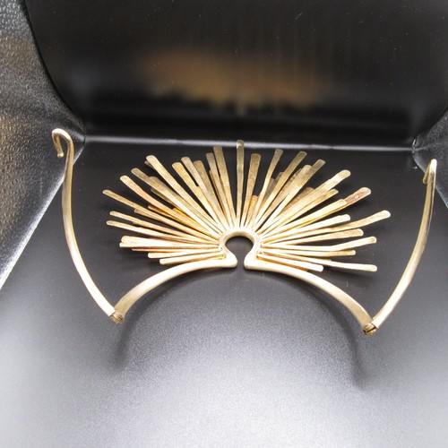 Tom Ford Lisa Eisner Sculptural Starburst Collar Necklace Vermeil 925 ...