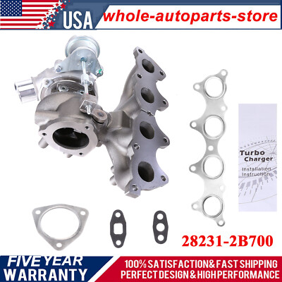 Turbocharger 28231-2B700 For Hyundai Veloster Kia Forte Koup Forte5 1 ...