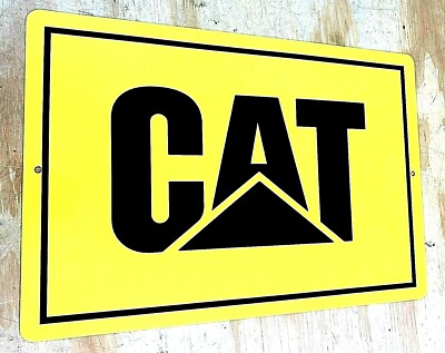 Caterpillar Cat Aluminum Metal Sign 12" x 18" | eBay