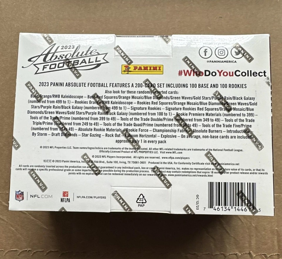 2023 Panini NFL Absolute Mega Box (Target) Brand New/Sealed | eBay