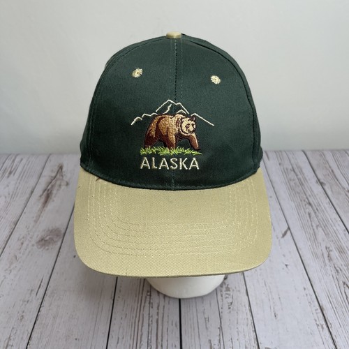 Alaska Adjustable Snapback Brown Grizzly Bear Cap Hat by Alaska Shirt ...