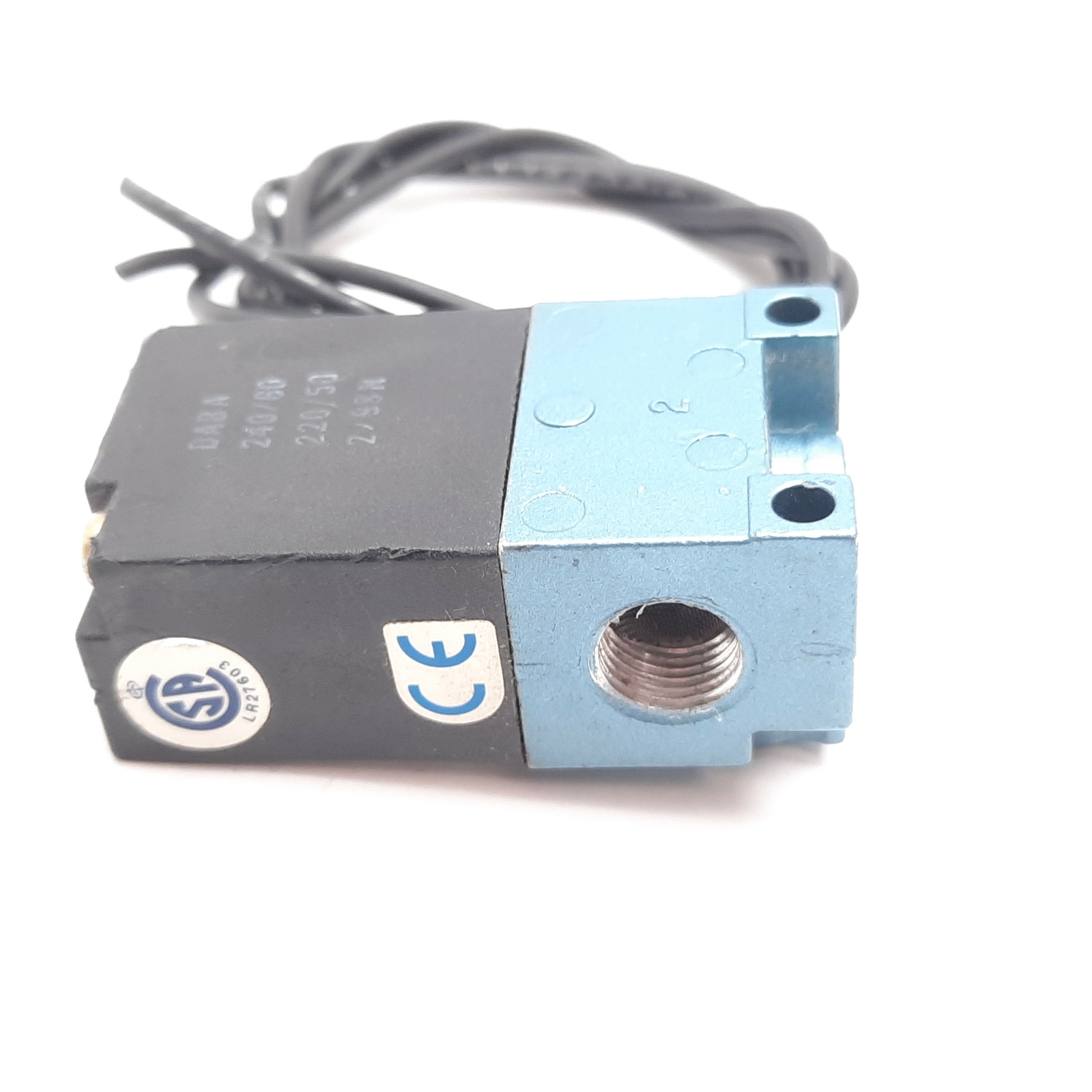 Mac 35A-AAA-DABA-1BA Solenoid Valve, 2-Position 3-Port, 220/240VAC, 1/8 ...