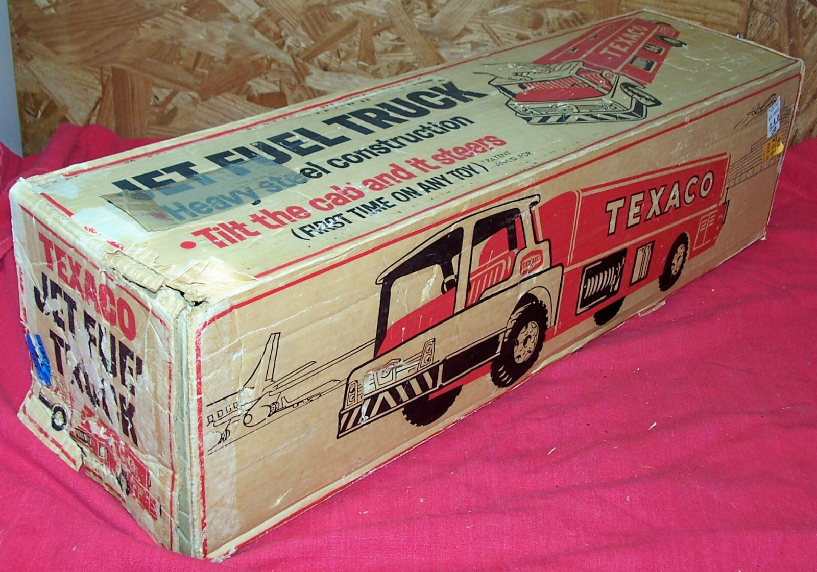 NICE Big Old 23” Texaco Jet Fuel Toy Truck Vintage Gas Station ...