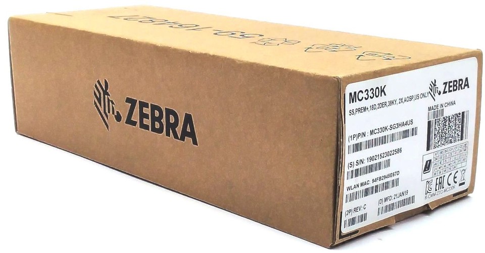 Zebra MC330K Mobile Computer Scanner Android Handheld Wireless MC330K ...