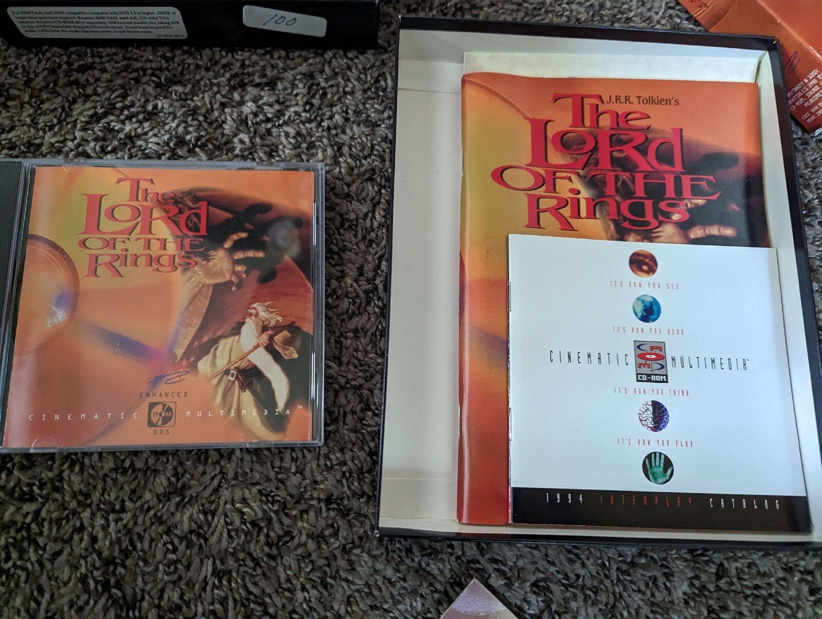 The Lord Of The Rings-Interplay Boxed PC Game CD ROM Y | eBay