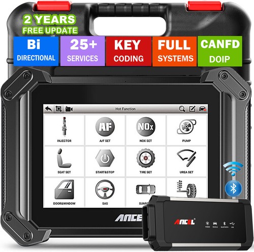 Bi-directional Car OBD2 Scanner Bluetooth Diagnostic Tool Cortex-A9 ...