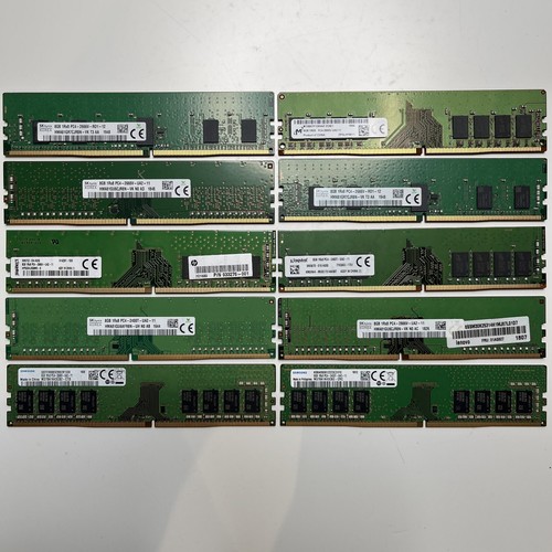 8GB DDR4 Desktop Memory RAM | Mixed Brands And Speeds | Lot of 10 | eBay