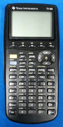 Texas Instruments TI-86 Calculator For Parts Or Repair | eBay