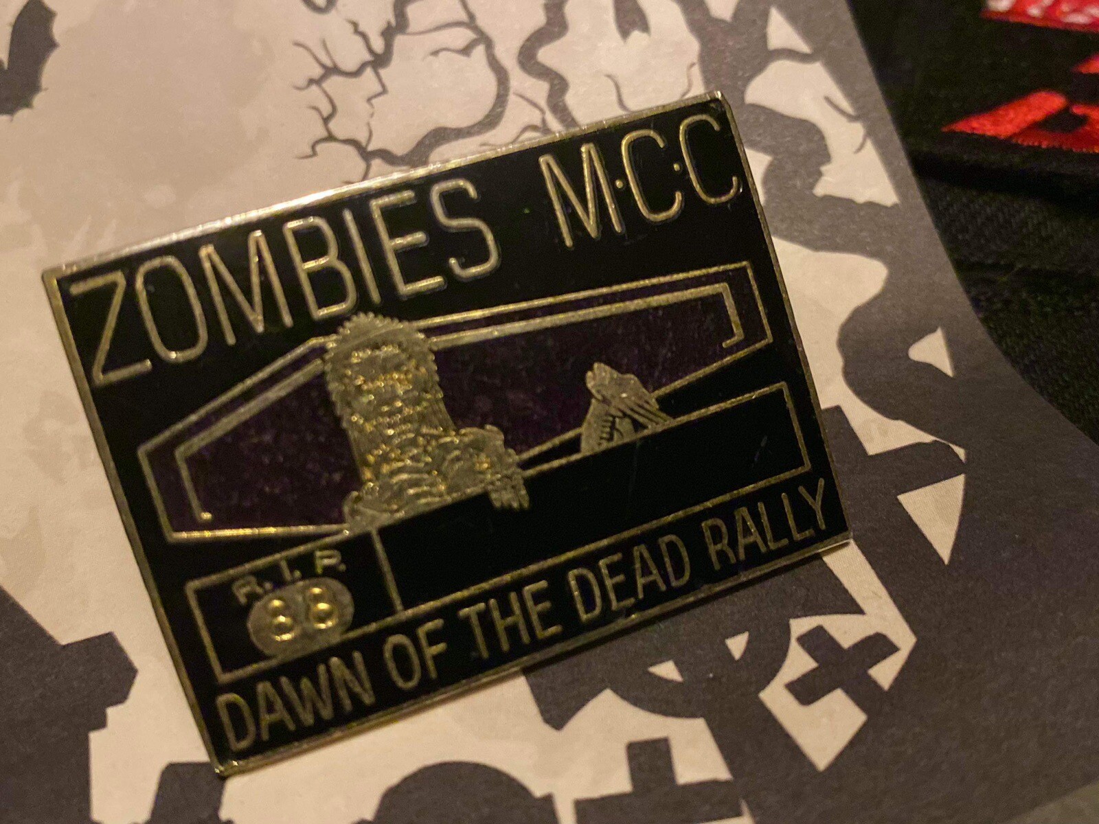 Dawn Of The Dead Rally 1988 Incredibly Rare ZOMBIES MCC Motorcycle ...