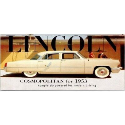 (2) AMERICAN FLYER ALLABOARD BILLBOARD LINCOLN COSMOPOLITAN ADHESIVE ...