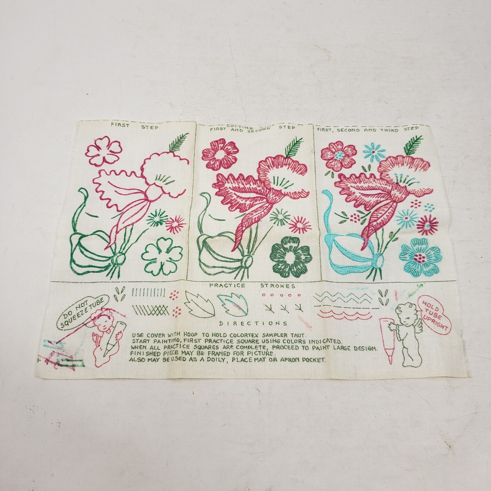 Lot 21 Vintage Tri Chem Liquid Embroidery Fabric Paint Tubes Caddy ...